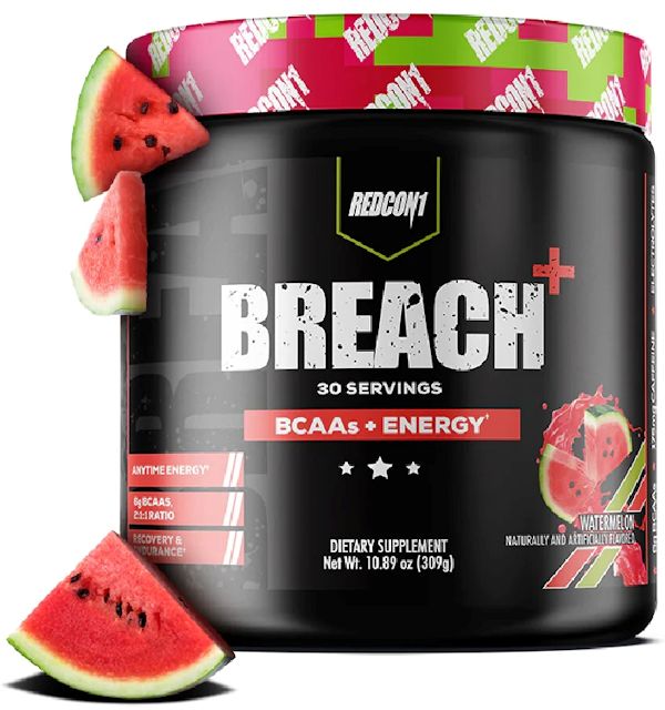 RedCon1 Breach BCAA w/ Energy 30 servings | Low-Price-Supplements.com