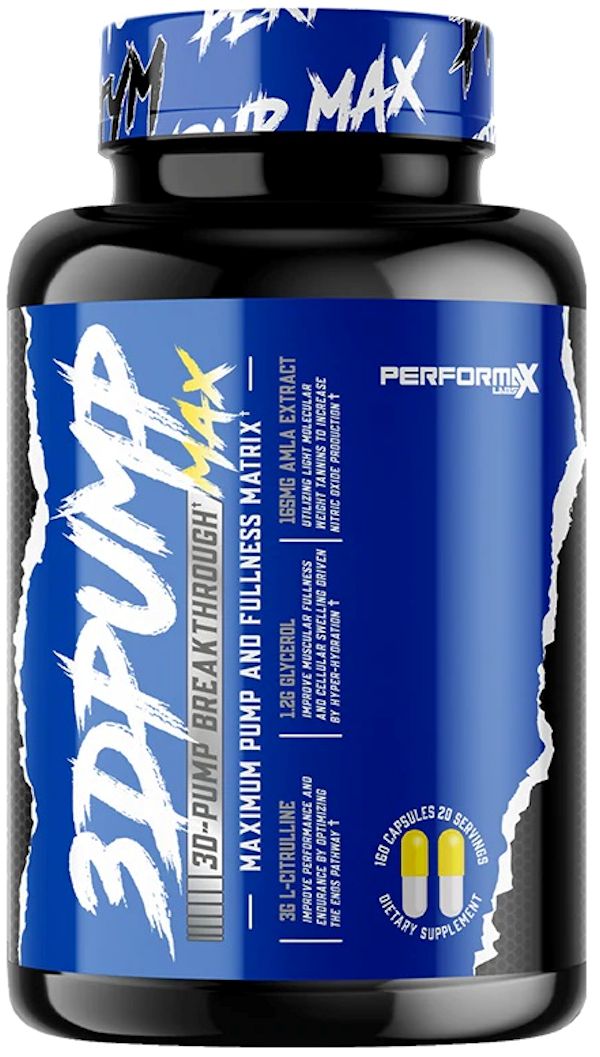 Performax Labs 3DPump Max 160 Capsules | Low-Price-Supplements.com